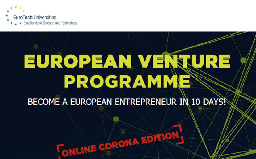 European Venture Programme 2021 launched - apply by 23 May 2021 ...