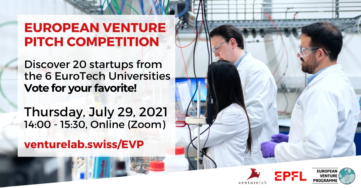 European Venture Pitching Competition - EuroTech Universities Alliance