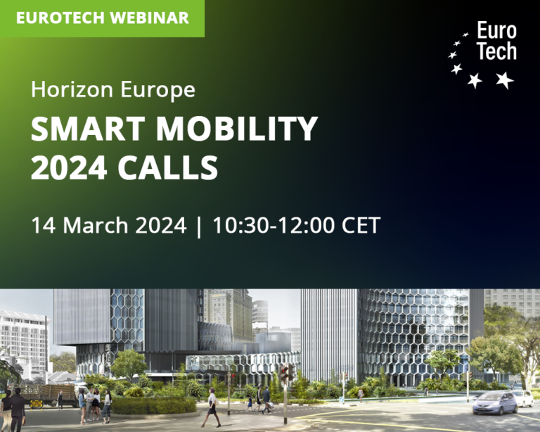 EuroTech webinar: Smart Mobility & Transport 2024 calls